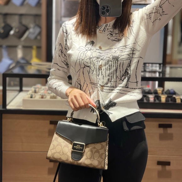 Coach | Bags | Coach Pepper Satchel In Signature Canvas | Poshmark